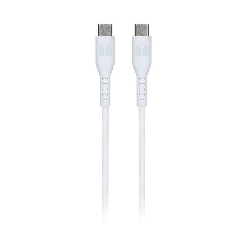 Monster USB-C to USB-C Thermo Plastic Elastometer Cable - White 2m